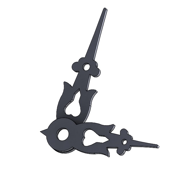 Collection of Clock Hands #2 by Džino | Download free STL model ...