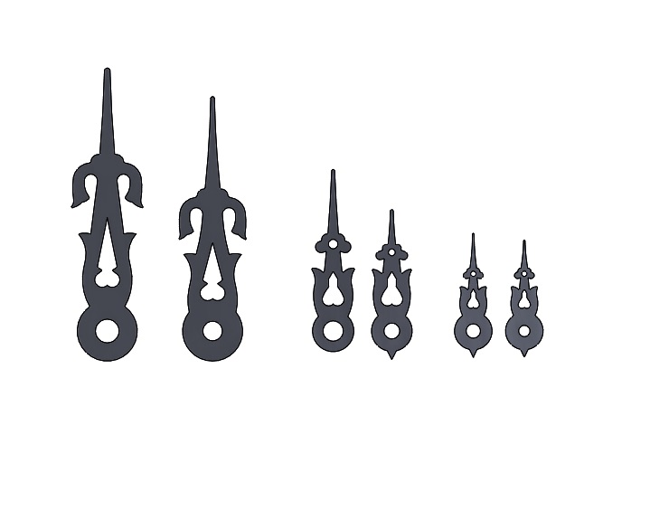 Collection of Clock Hands #2 by Džino | Download free STL model ...