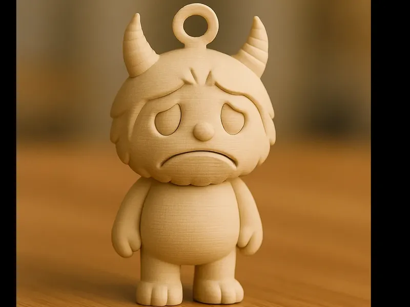 Labubu keychain by Ochrum | Download free STL model | Printables.com