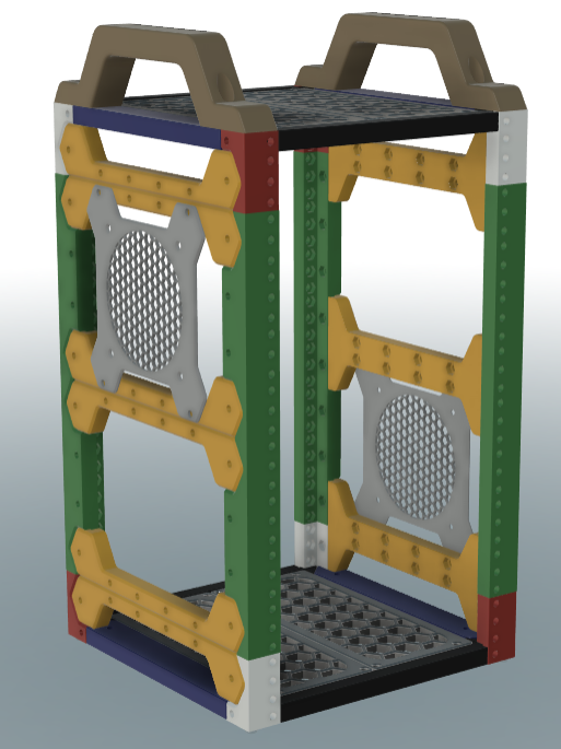 Skeleten 10in Rack by Pichon | Download free STL model | Printables.com