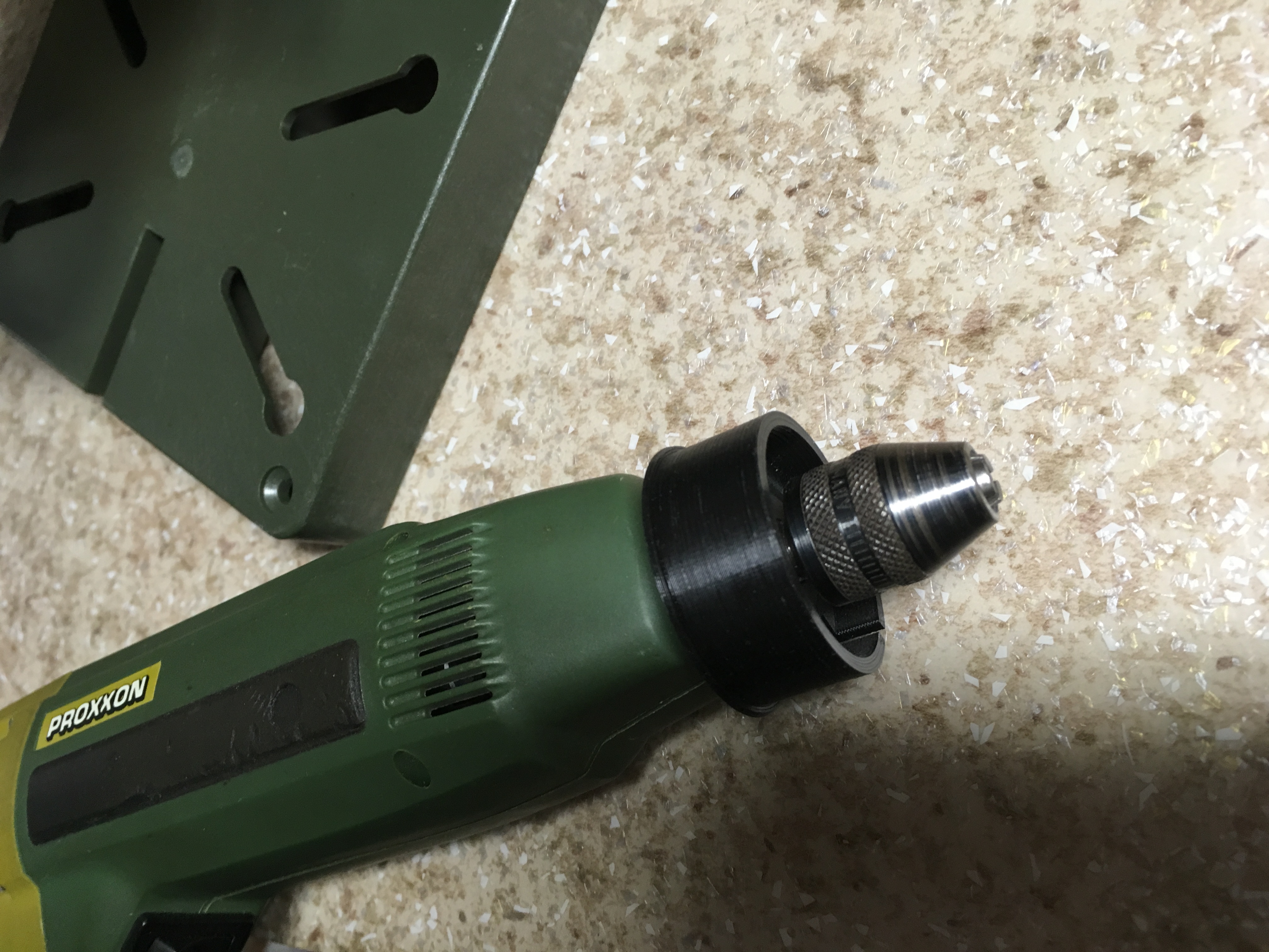 Proxxon mini drill 34mm reduction to 20mm by Džino | Download free STL ...