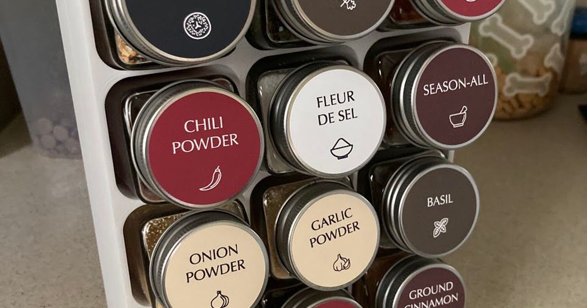 Spice Rack by senatorface | Download free STL model | Printables.com