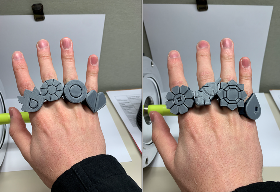 Pokemon 1st Gen Badge Rings by Hesed | Download free STL model ...