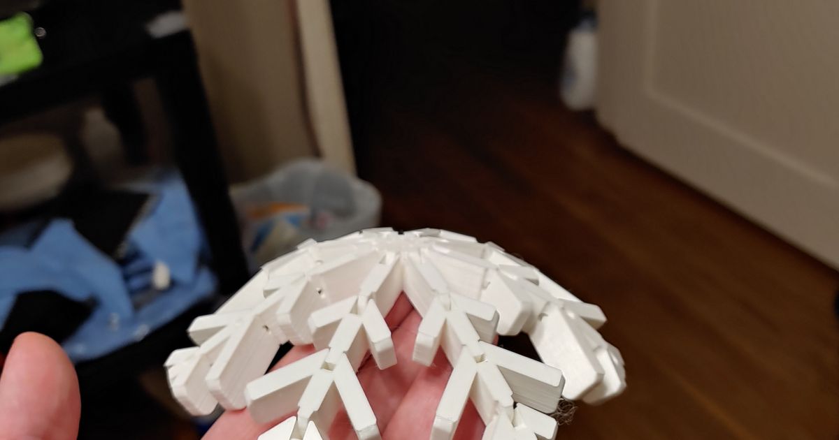 Flex Snowflake by Jeremy H | Download free STL model | Printables.com