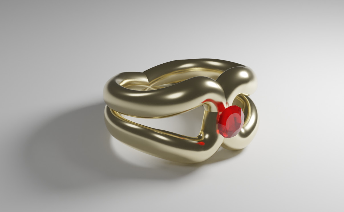 Conjoined Wire Ring by Bearic | Download free STL model | Printables.com