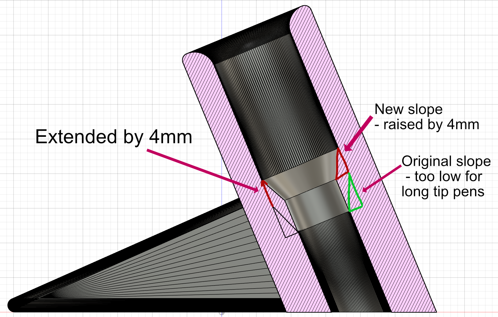 Single Pen Holder for Fountain Pens by kepper104 | Download free STL ...