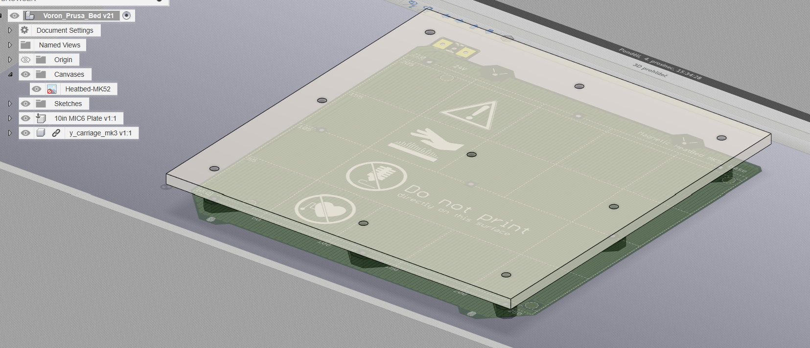 Prusa Bed replacement by DiomedesDominguez | Download free STL model ...