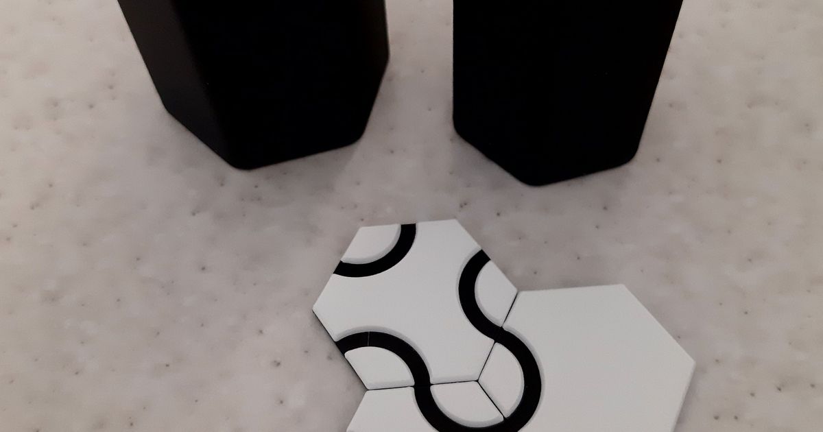 Hex path puzzle - kryt by Jacck | Download free STL model | Printables.com