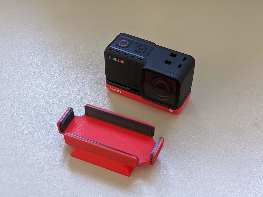 INSTA360 one R - quick release plate by MW | Download free STL model ...
