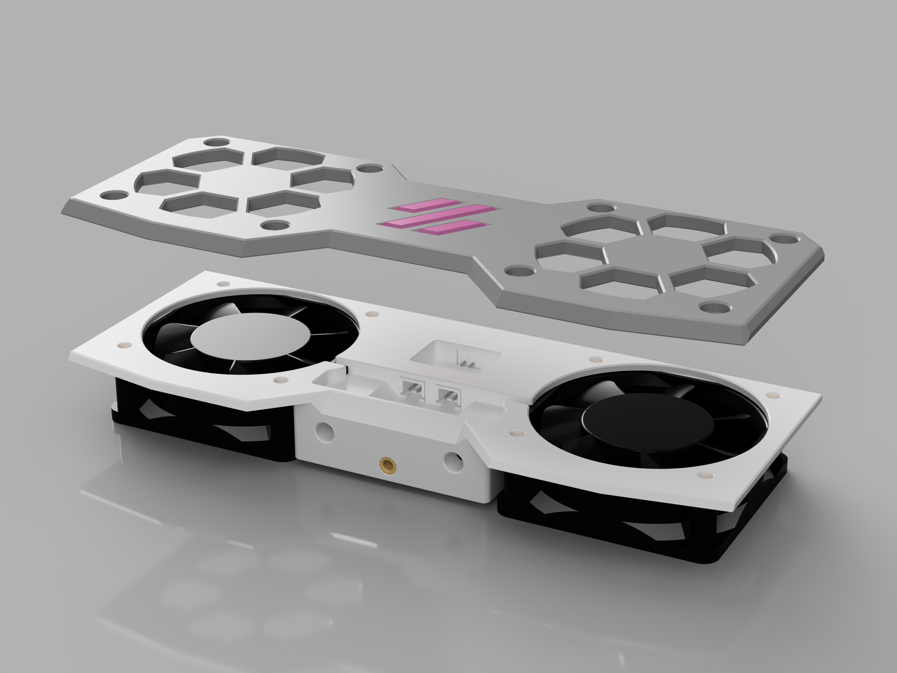 VORON 2.4/Trident Stealth Skirts - JST Splitter Side Fans by Vortac ...
