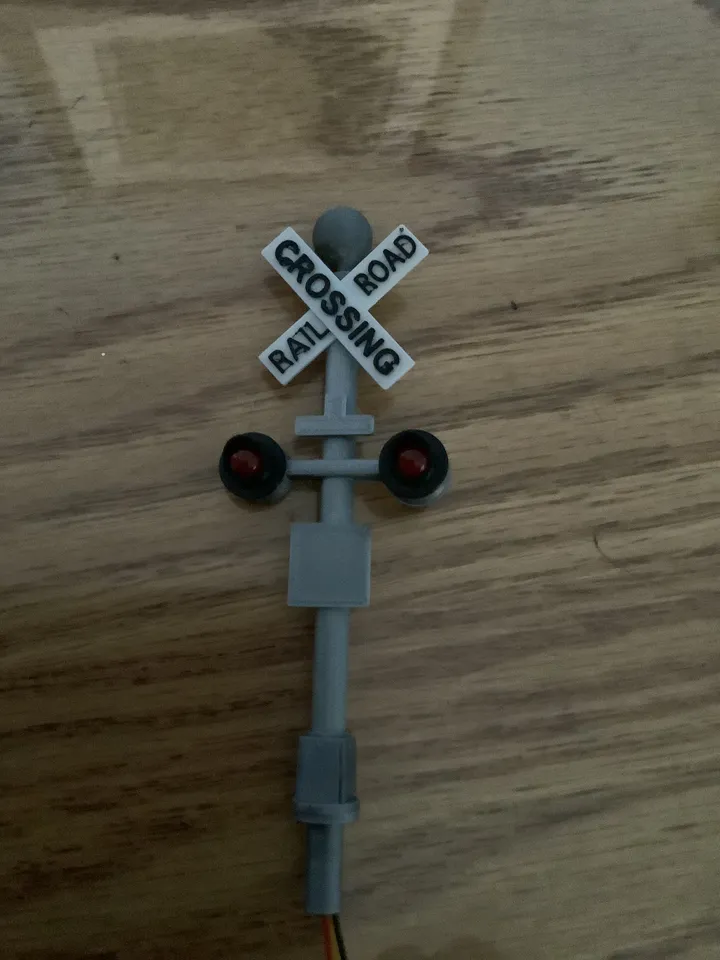 Railroad crossing signal by BillV | Download free STL model ...