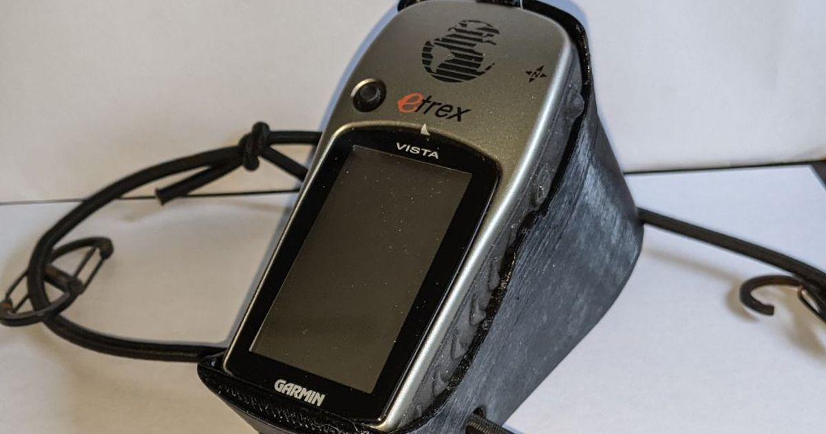 etrex Legend kayak mount Version 2 by MrPorcine | Download free STL ...