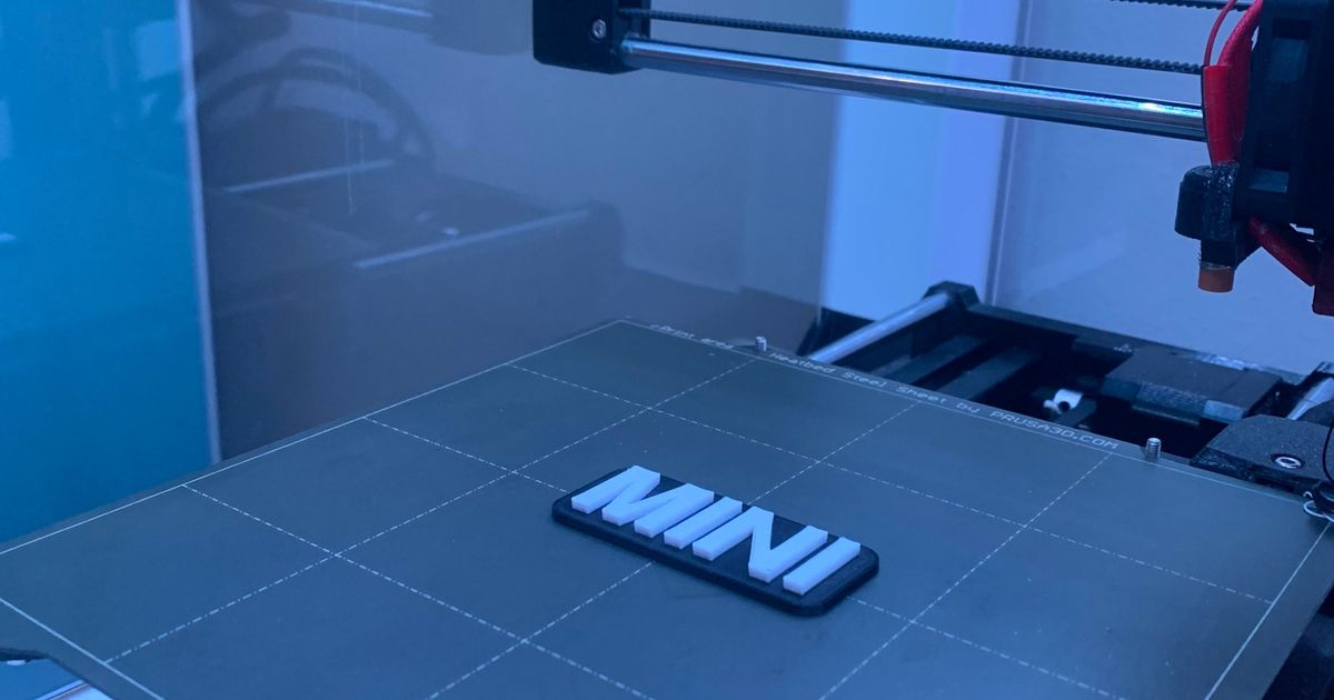 Prusa Mini Sign by Hx! | Download free STL model | Printables.com