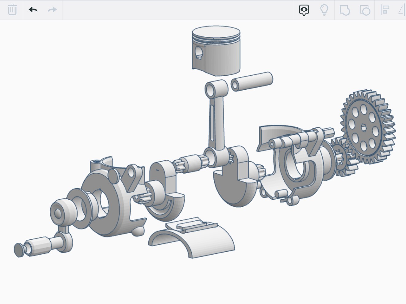 4 Stroke Flathead Engine v1.0 by Bootjevaarder | Download free STL model | Printables.com