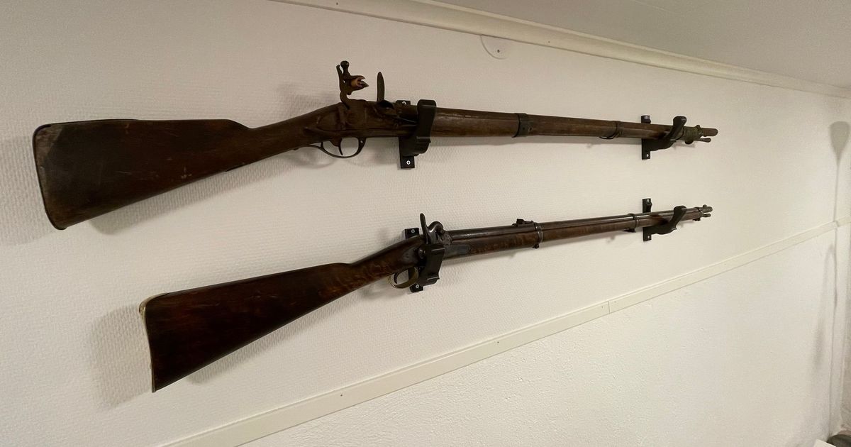 Gun Wall Mount by scrappy79 | Download free STL model | Printables.com