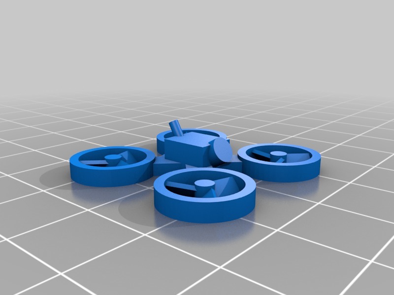 Racing Quadcopter Keychain by CircleofOwls | Download free STL model ...