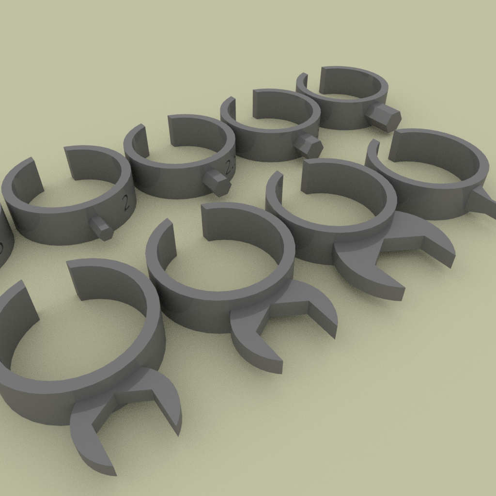 Tool rings by Zouïguy | Download free STL model | Printables.com