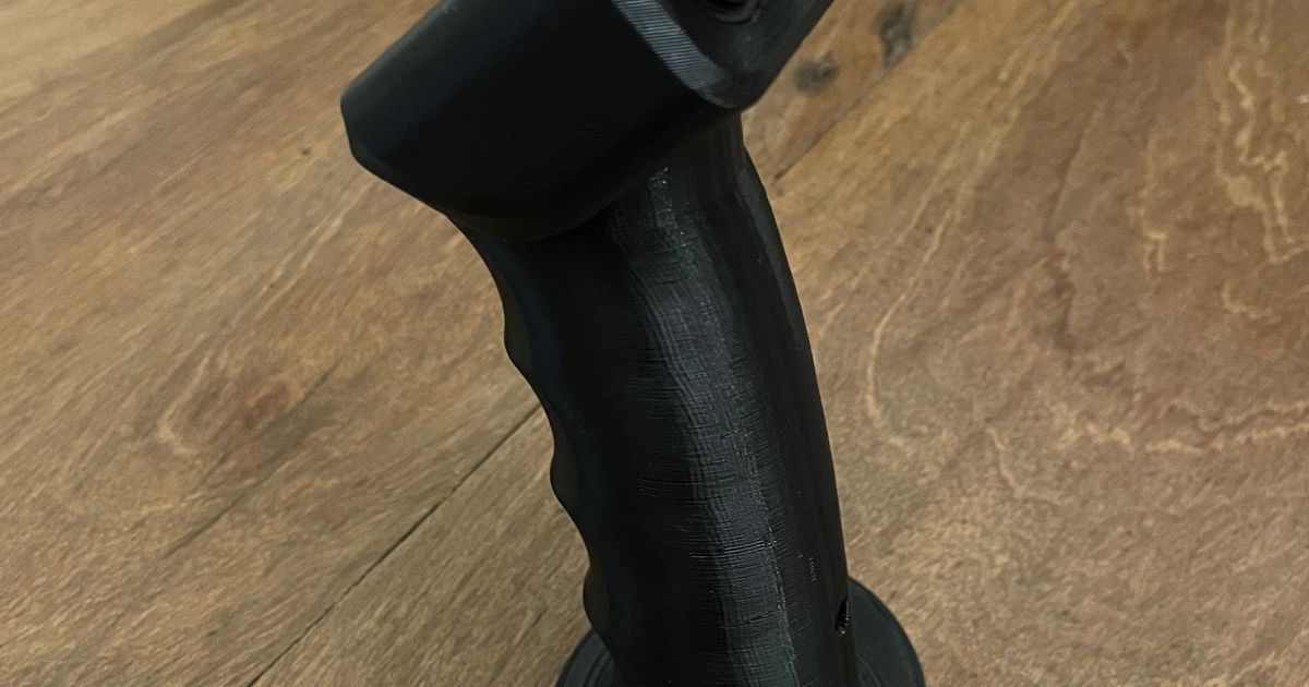 Airplane Grip with PTT and Trim Button by Jan Detlefsen | Download free ...