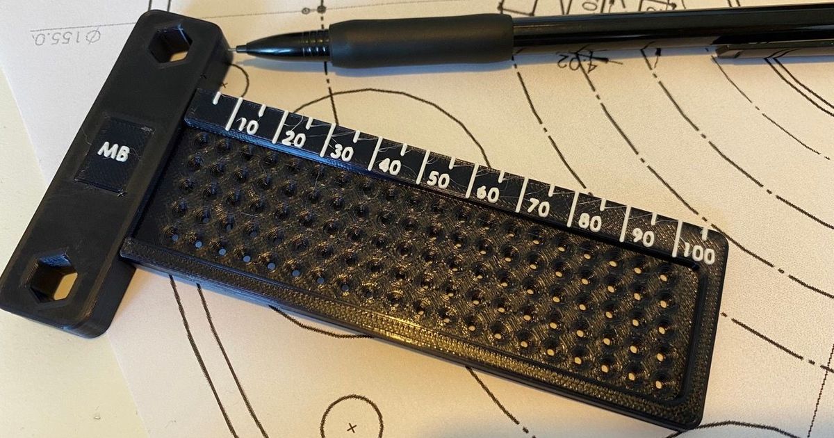 Woodworking T-Square Hole Scribe Precision by Martin | Download free ...