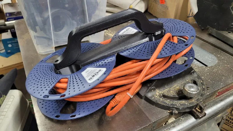 Extension Cord Storage from Sunlu Filament Spool by RagingRoosevelt | Download free STL model ...