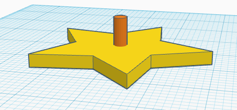 Peg Star Hook by Alperkins42069 | Download free STL model | Printables.com