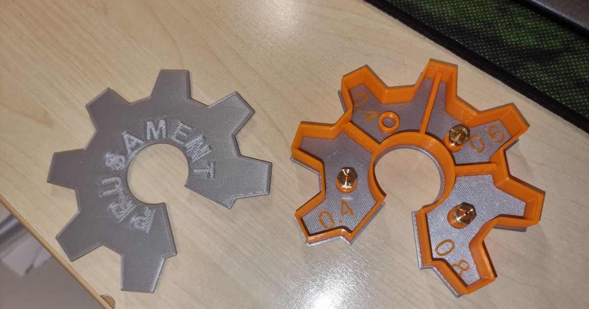 Nozzle Open Source Organizer /w diameter Remix by Mianinon | Download ...