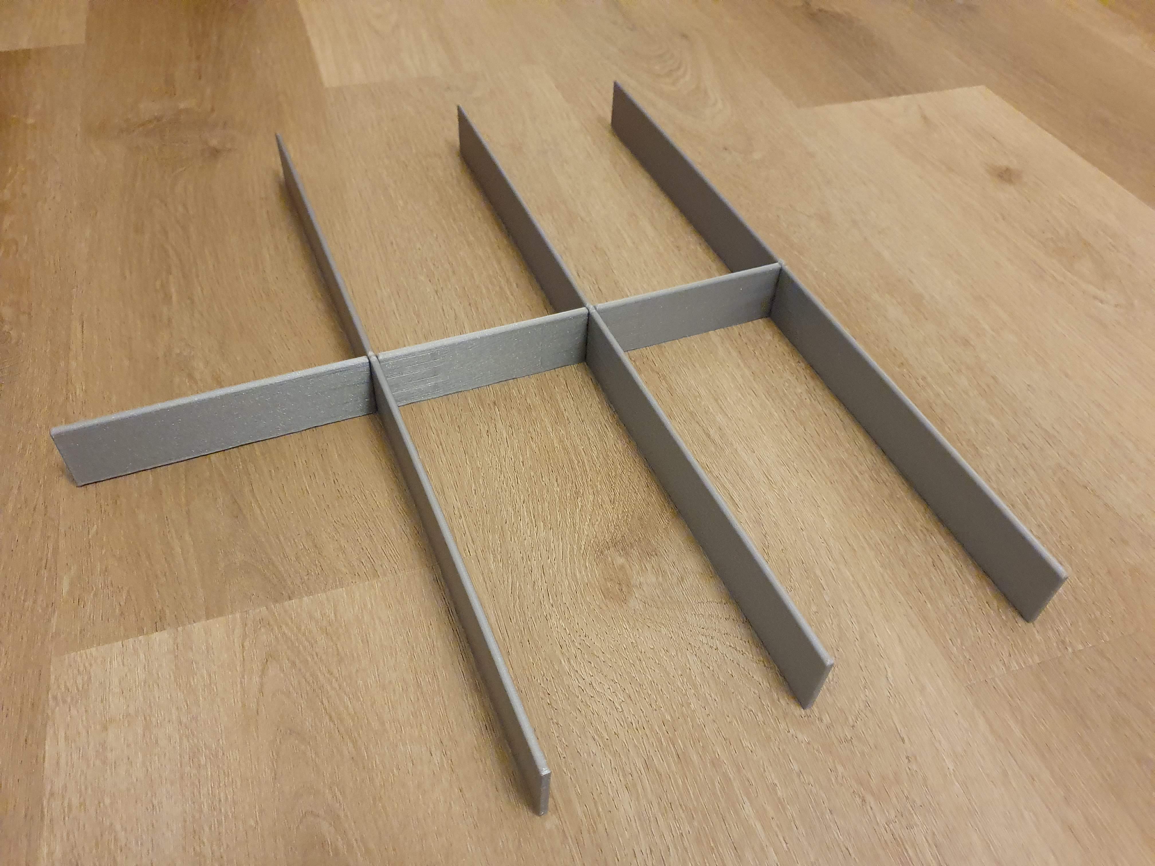 utensils drawer dividers by roomlane | Download free STL model ...