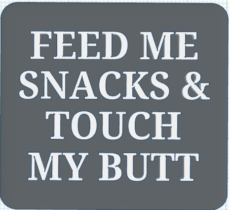 Feed Me Snacks Magnet by MakerIggs | Download free STL model ...