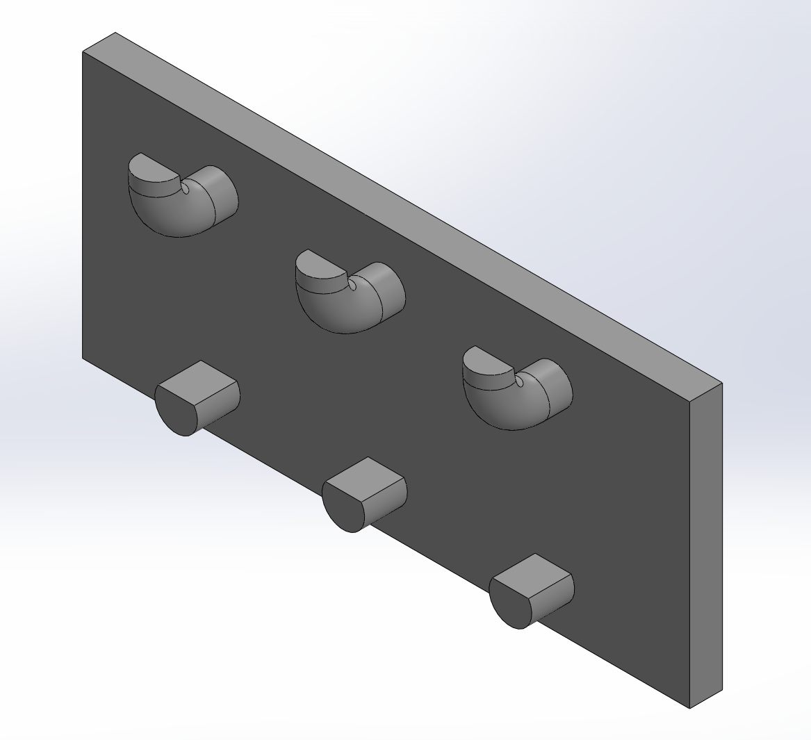 Peg Board Attachment Backplates by souf552 | Download free STL model ...