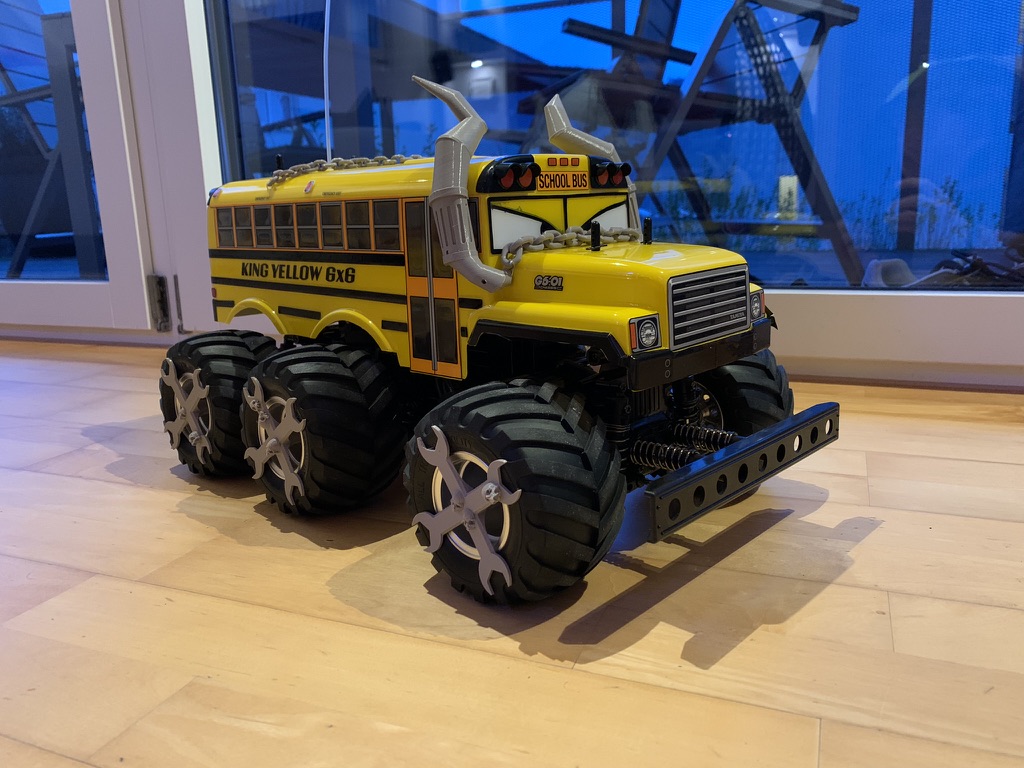 Disney Cars Mrs. Fritter Add-On parts for Tamiya King Yellow G6-01 by ...