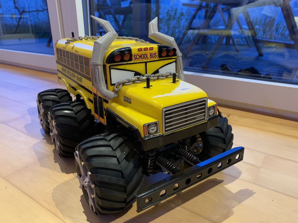 Disney Cars Mrs. Fritter Add-On parts for Tamiya King Yellow G6-01 by ...
