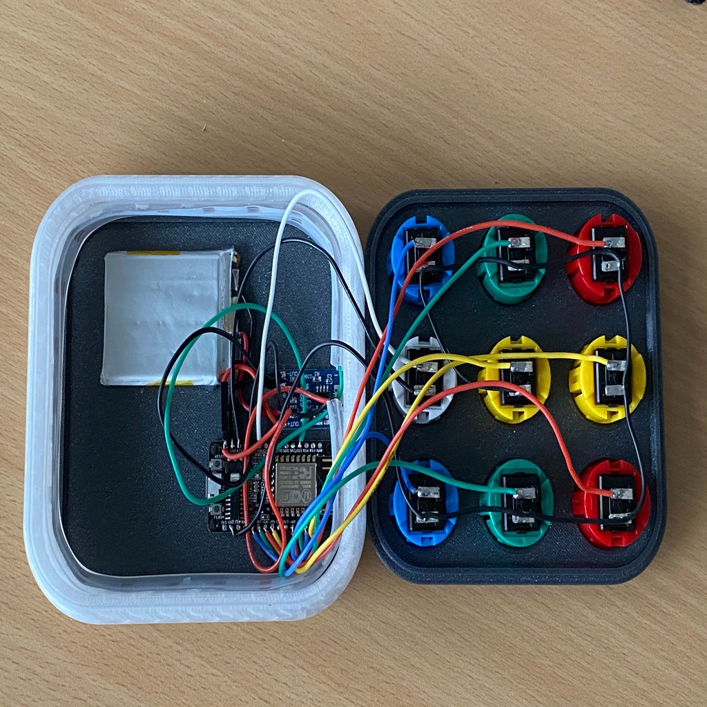 Arcade Button Box for ESP8266, ESP32, Arduino & Co (incl. WS2812b) od ...