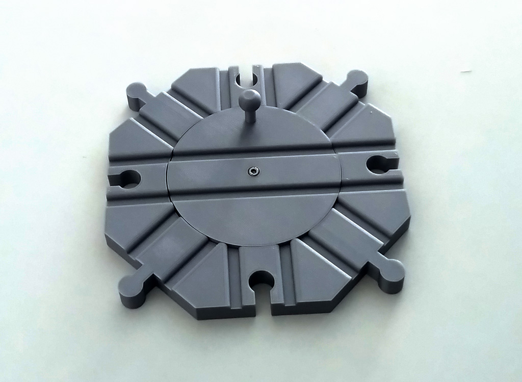 Railway turntable for wooden trains by Quasa | Download free STL model ...