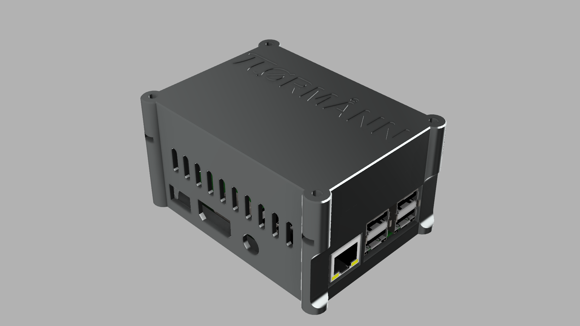 TØRMÅNN Raspi PI 3 case enclosure delux by chaw | Download free STL ...