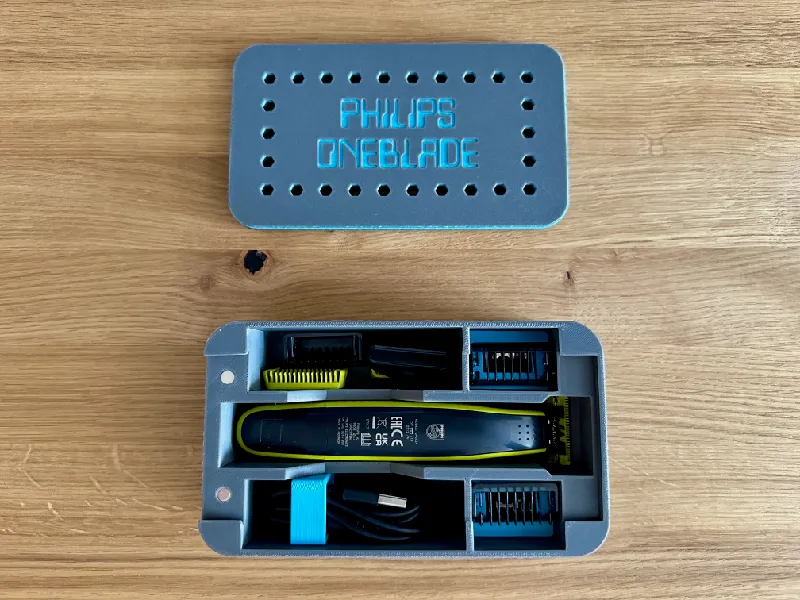 Philips OneBlade 1-piece razor (lazy) case V2 magnetic sliding lid by ...