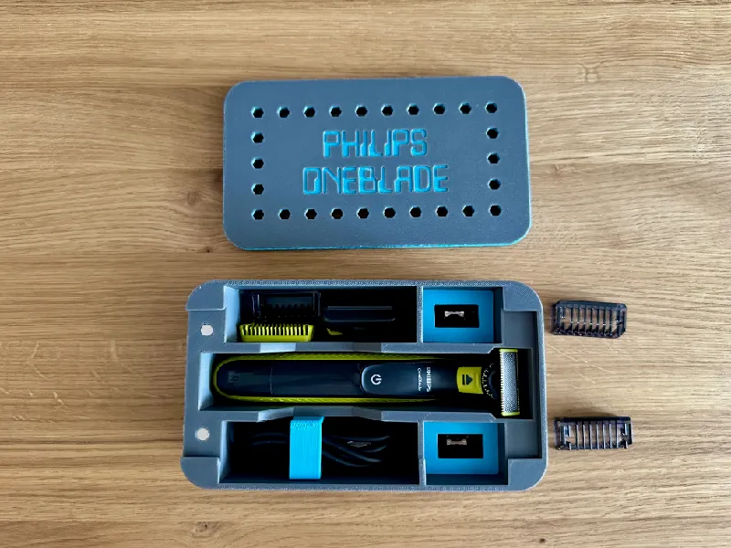 Philips OneBlade 1-piece razor (lazy) case V2 magnetic sliding lid by ...