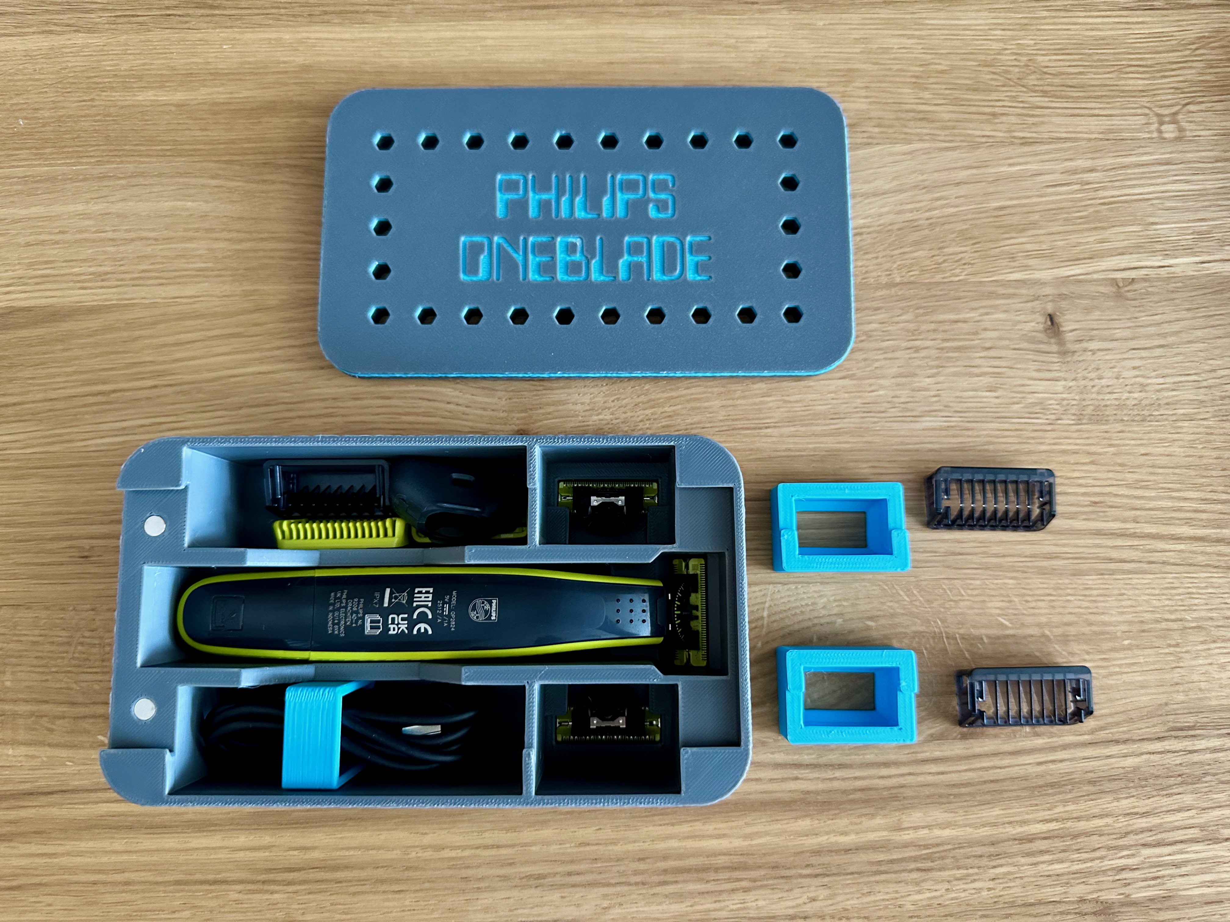 Philips OneBlade 1-piece razor (lazy) case V2 magnetic sliding lid by ...