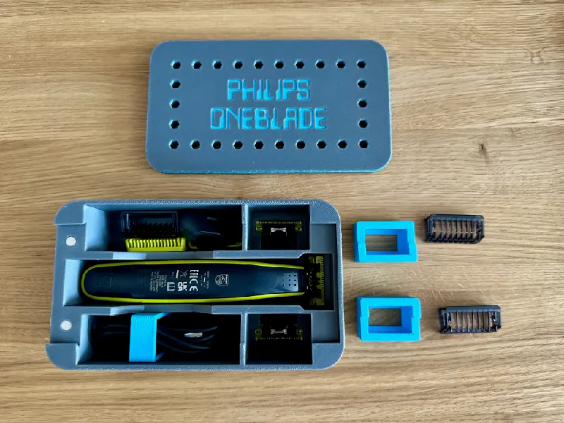 Philips OneBlade 1-piece razor (lazy) case V2 magnetic sliding lid by ...