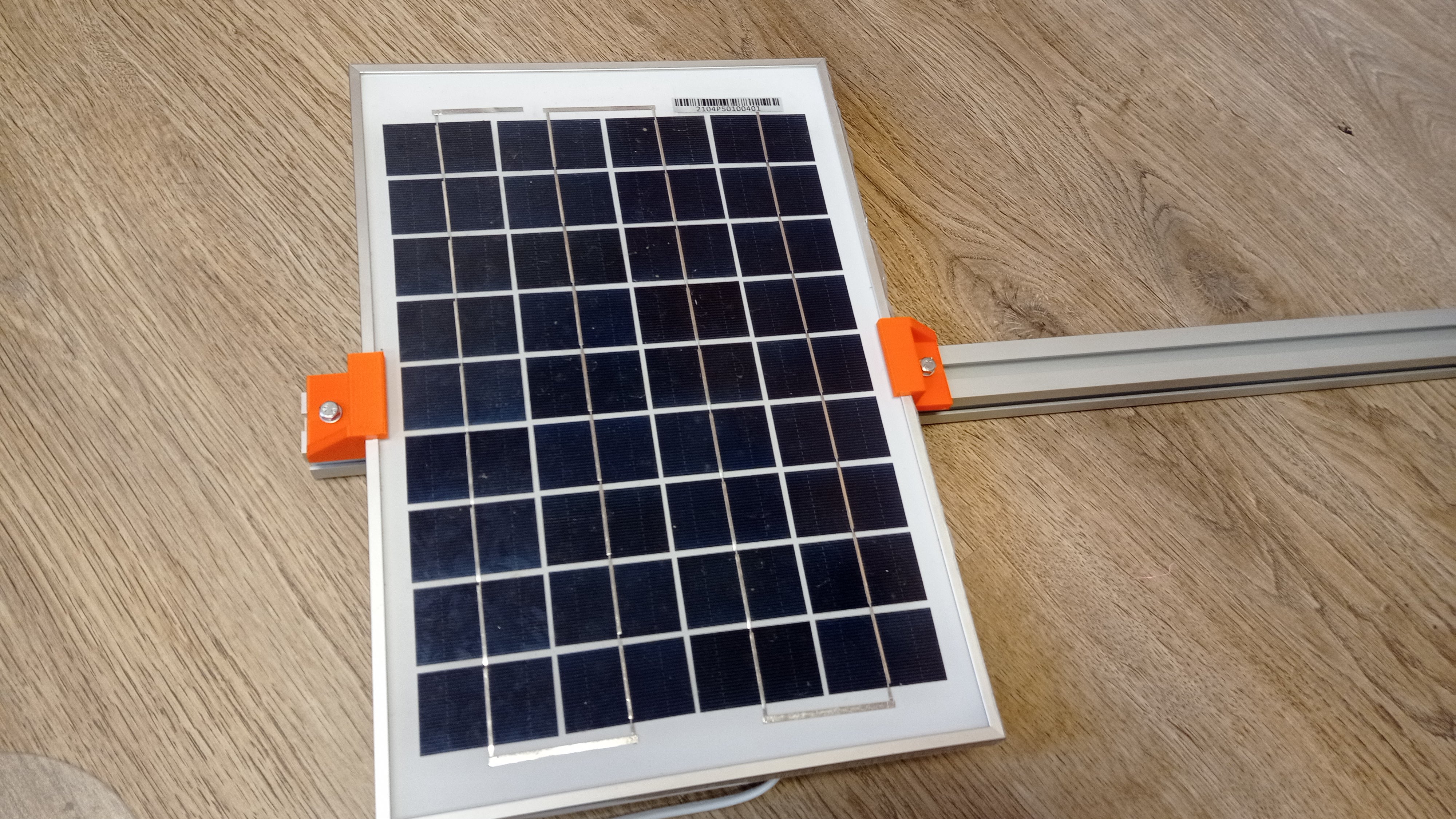 Photovoltaick Panel holder by cz8pru | Download free STL model ...