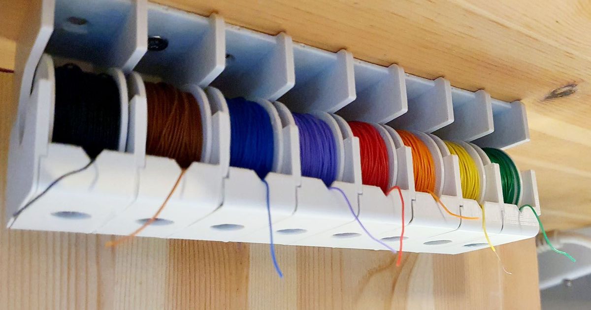 Wire Spool Holders by Boopidoo | Download free STL model | Printables.com
