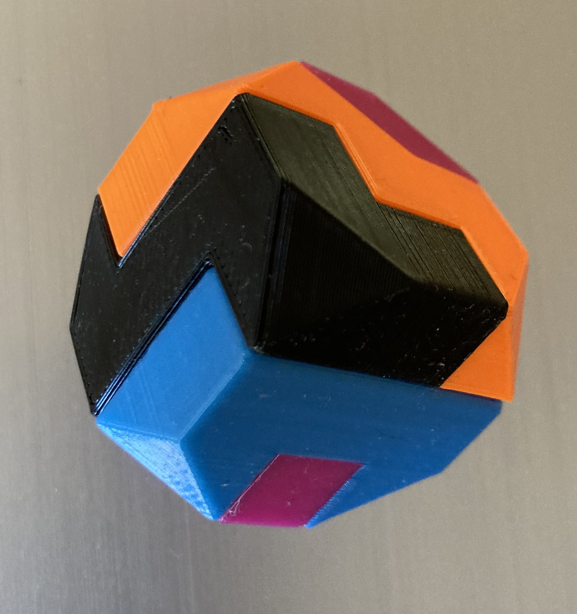 Truncated Cube Puzzle by moebio | Download free STL model | Printables.com