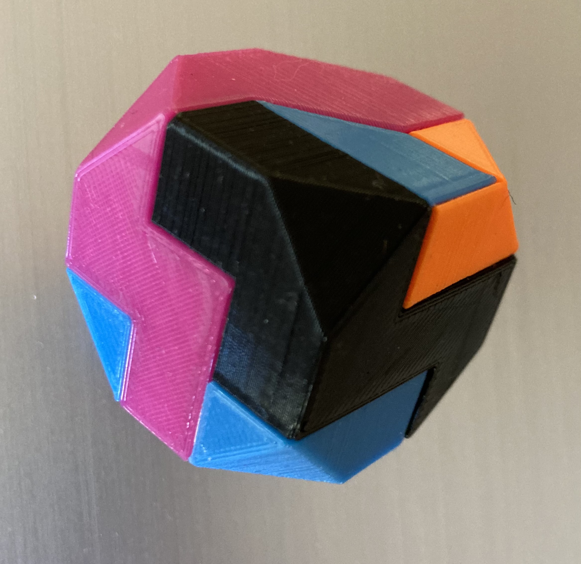 Truncated Cube Puzzle by moebio | Download free STL model | Printables.com