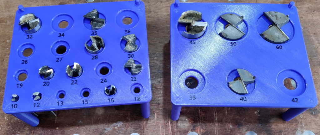 Forstner Bit Rack / Drawers by DrAl | Download free STL model ...