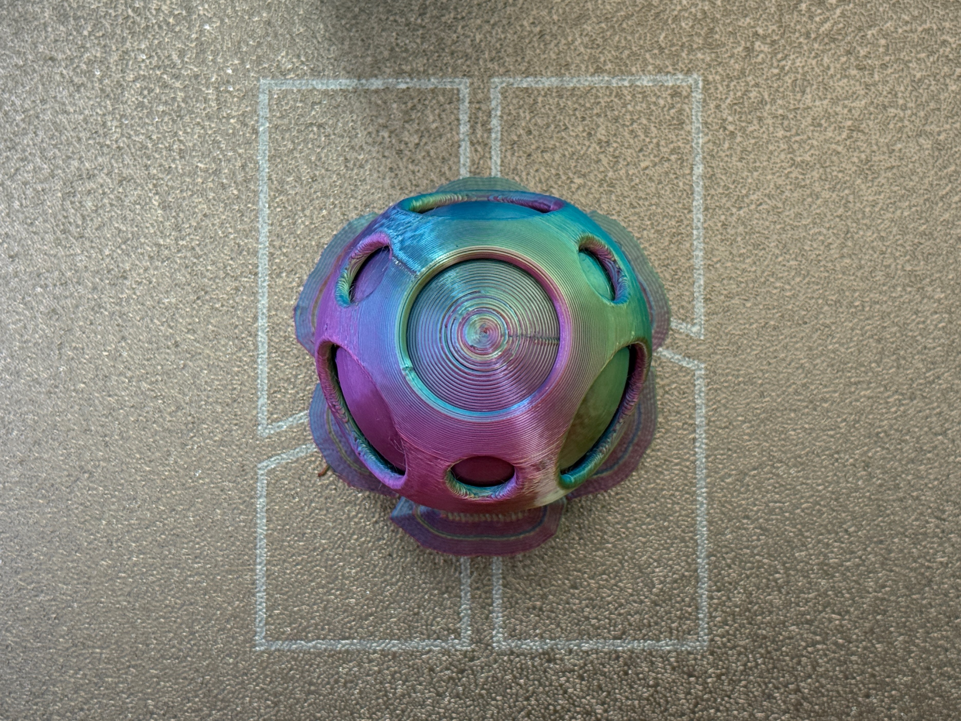 Spinning Sphere Inside Sphere Fidget Toy by Endless Design Lab 🌀 ...