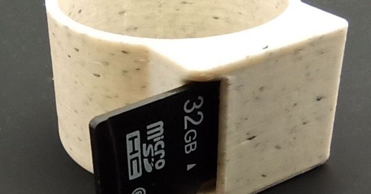 SD card holder ring by Jobla | Download free STL model | Printables.com