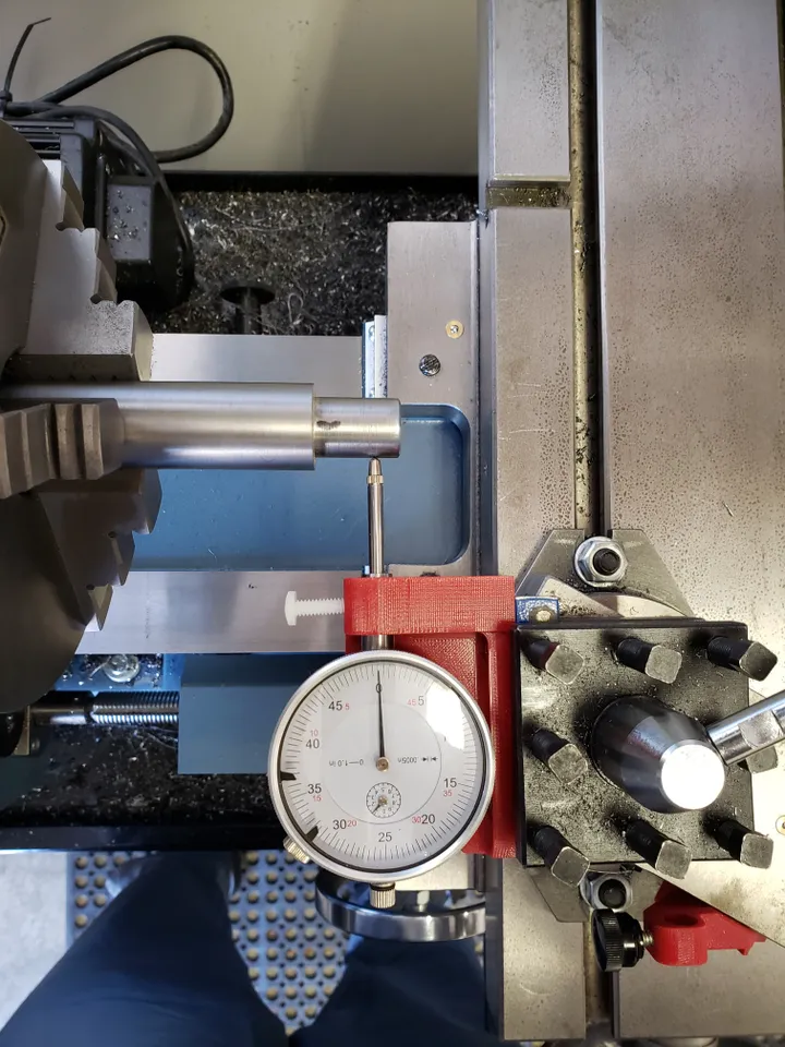 Lathe Tool Post Dial Indicator Holder by Dan | Download free STL model ...