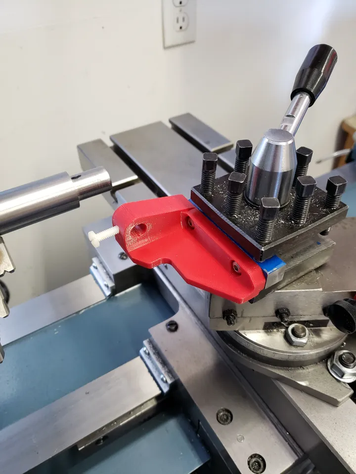 Lathe Tool Post Dial Indicator Holder by Dan | Download free STL model ...