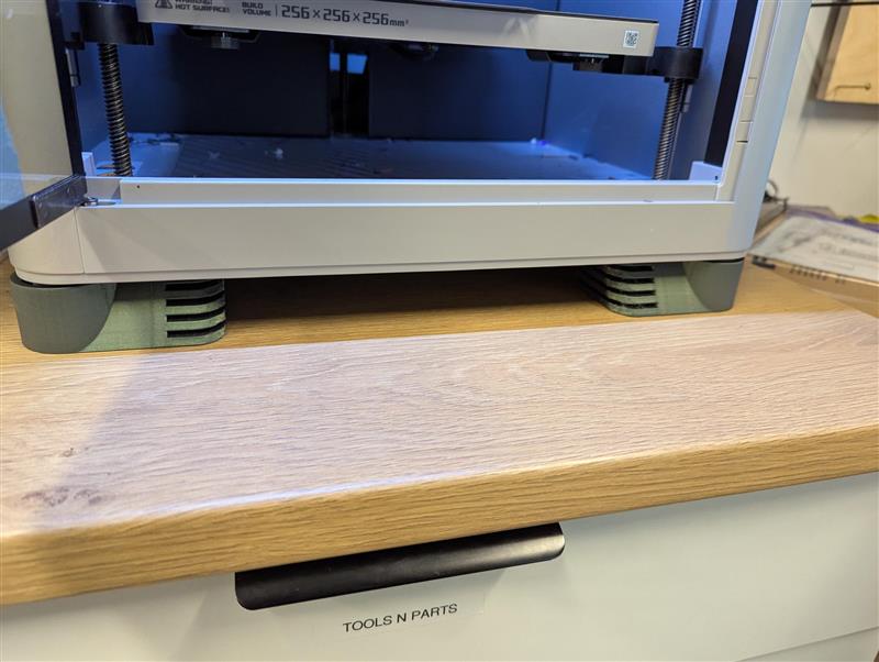Bambu Build Plate Storage Riser (P1 & X1) by Khal Frenzy | Download ...