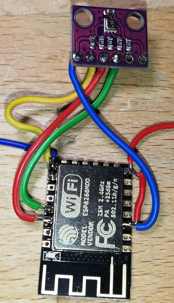 Esp8266 Multi Sensor Bme280 Battery Powerd T Humidity And Hpa