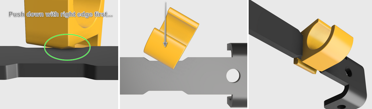 Prusa CORE One Swing Arm Cable/PTFE Brackets instead of the inelegant ...